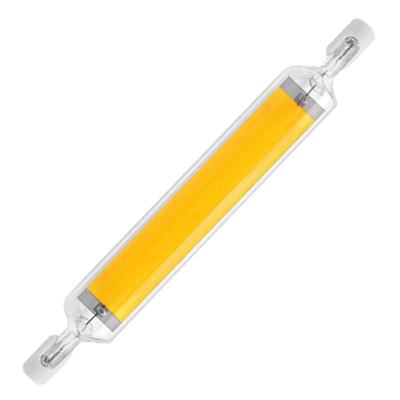 10W R7S LED Bulb, Dimmable 78mm COB LED Lights Bulbs, 100W Halogen Equivalent Floodlight Double Ended J T-Ype 360° Beam Angle 3000K Warm White,Natural White,1 Pack
