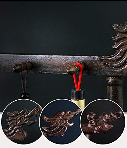 6 Pcs Brush Pen Set with Stand Holder Chinese Calligraphy Painting Art Wood Shelf Include Writing Brush