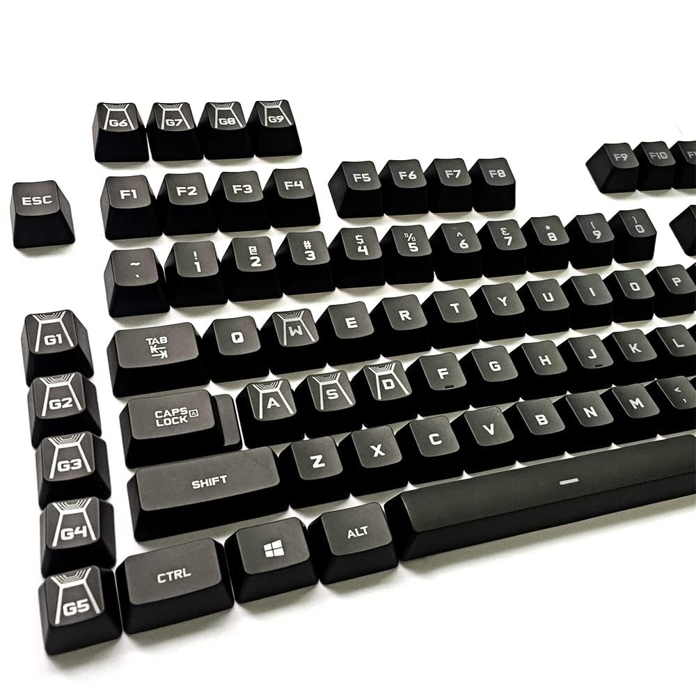 A Full Set 113 Keys keycaps Replacement for Logit G910 Orion Spark RGB Mechanical Gaming Keyboard