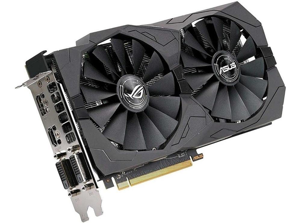 ASUS ROG Strix Radeon Rx 570 O4G Gaming OC Edition GDDR5 DP HDMI DVI VR Ready AMD Graphics Card (ROG-STRIX-RX570-O4G-GAMING)