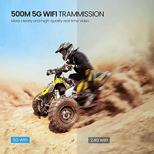 4DF3 GPS Drone with 4K Camera for Adults,5G FPV Live Video RC Quadcopter for Toys Gift,GPS Auto Return Home, Follow Me,Gravity Control,Waypoint Fly, Headless Mode,2 Batteries,