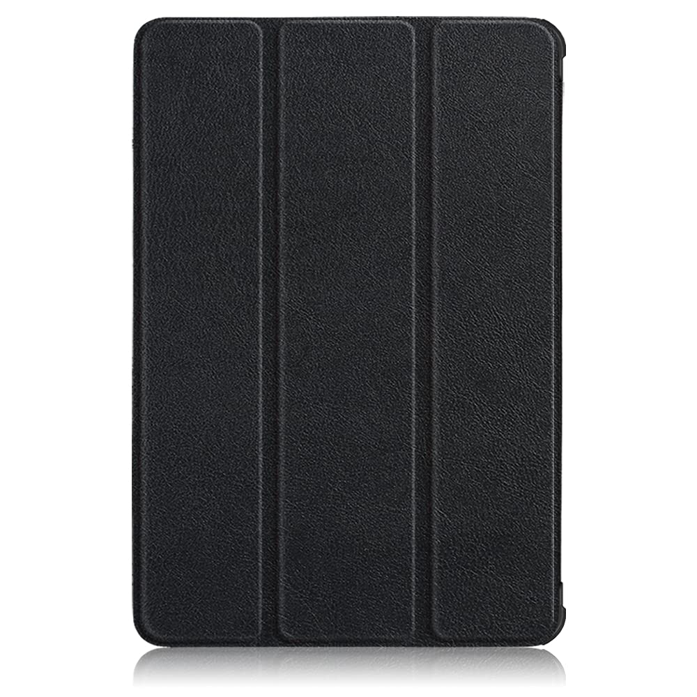 EpicGadget Case for Amazon Fire HD 10 / Fire HD 10 Plus (11th Generation, 2021 Released) - Lightweight Tri-fold Stand Auto Wake/Sleep Folio Cover Case + 1 Screen Protector and 1 Stylus (Black)