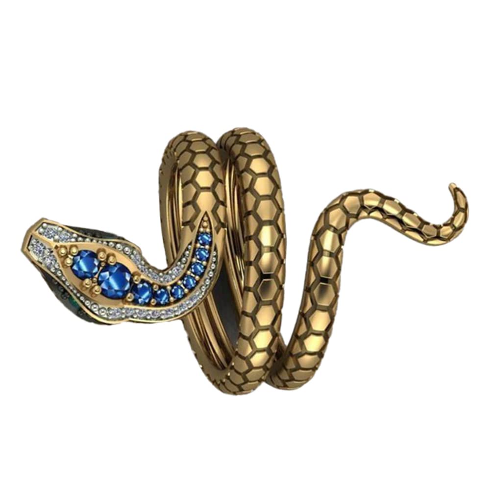 1pc Snake Ring Fashion Finger Decor Chic Finger Ring Finger Ring for Men Women Stylish Finger Ring Copper Ring Creative Finger Ring Unique Finger Ring Versatile Ring Finger Jewelry