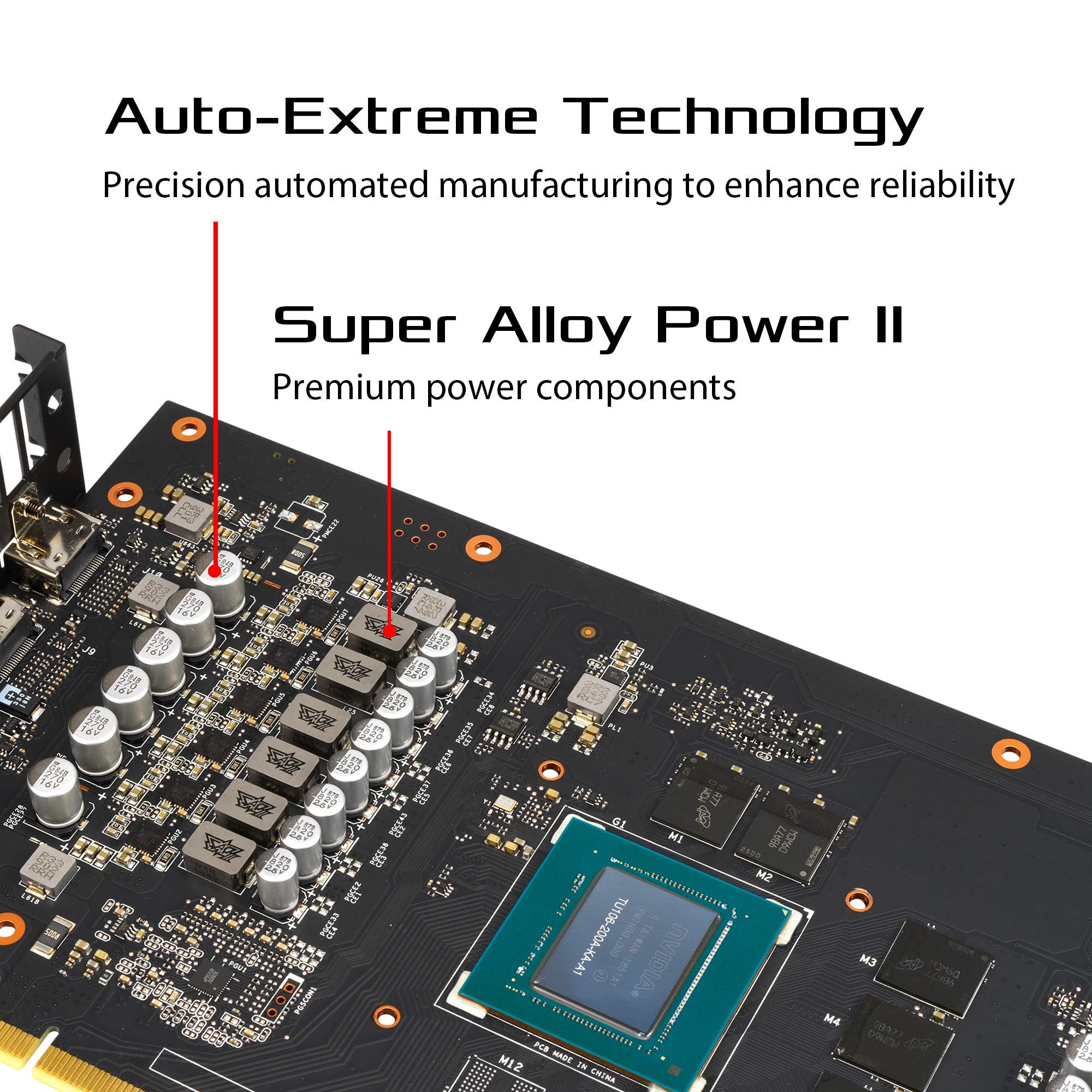 ASUS ROG Strix NVIDIA GeForce RTX 2060 EVO OC Edition Axial-tech Fan Design, MaxContact Technology, Auto-Extreme 6GB GDDR6 HDMI DisplayPort 1.4 Gaming Graphics Card (ROG-STRIX-RTX2060-O6G-EVO-GAMING)