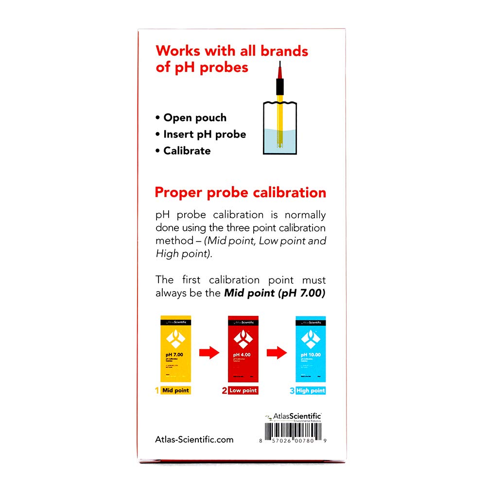 Atlas Scientific pH Calibration Set (3 Pouches)