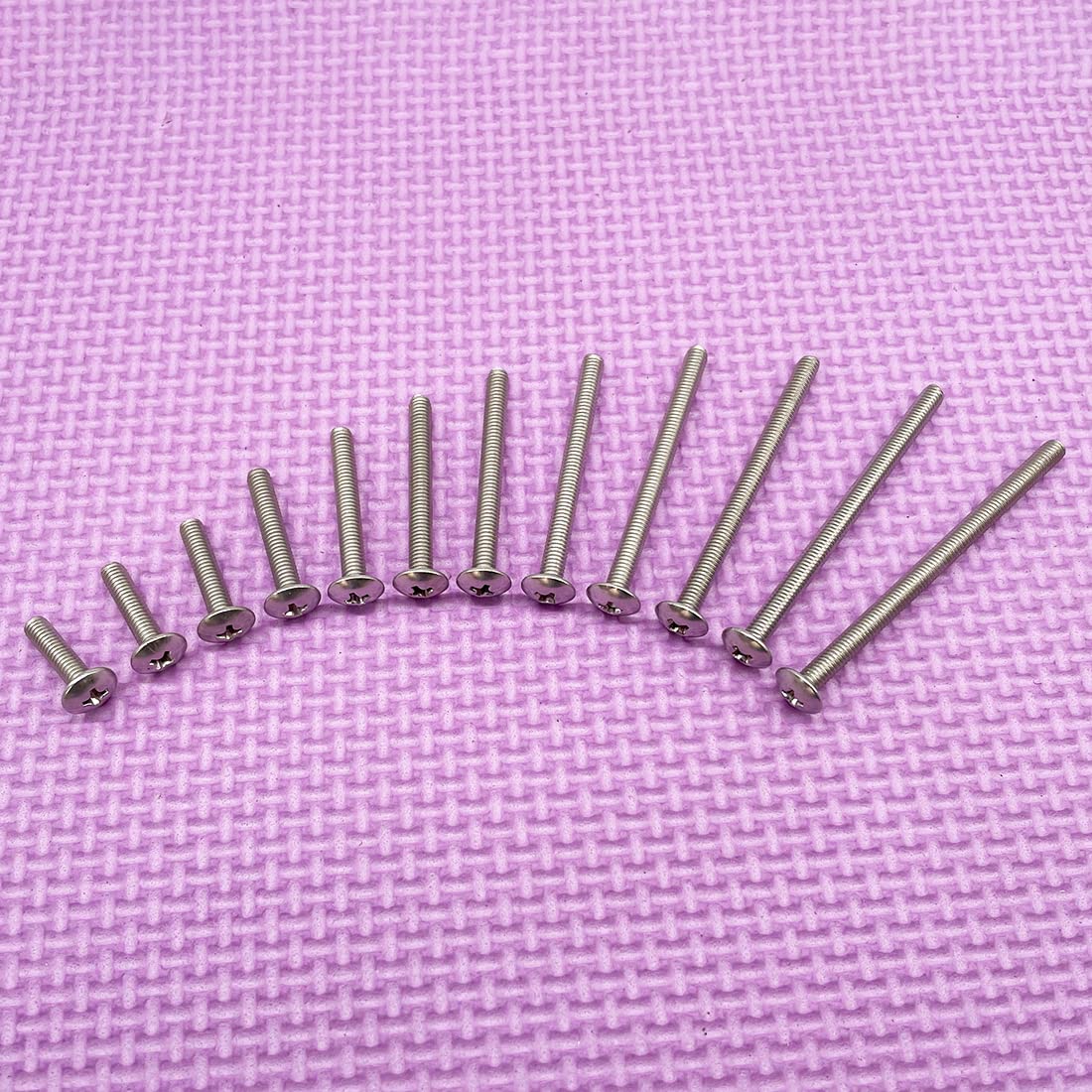 Adiyer 40-Pack Metric M4 x 30mm Machine Screws for Cabinet Drawer Knob Pull Handle, 304 Stainless Steel, Truss Head Bolts, Phillips Drive