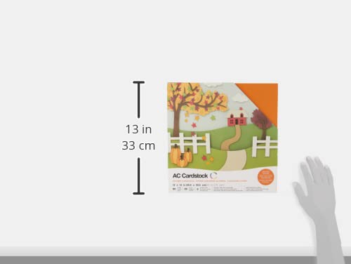 American Crafts Variety Pack Autumn 60 Sheets of 12 x 12 Inch Cardstock, Assorted