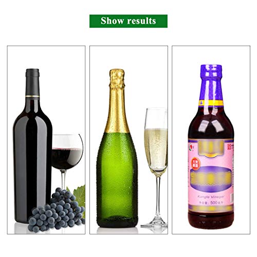 Saladulce Electric PVC Capsule Shrinking Machine SS Wine Bottle Capsule Heat Shrinker Thermostatic Digital Display for 70mm PVC Capsules (110V)