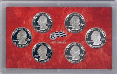 2009 Silver Proof US Territories Quarter Set in Original Mint Packaging