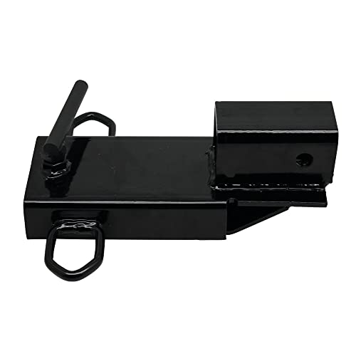 Extreme Max 5001.1389 Clamp-On Forklift Hitch 2" Receiver with Tri-Ball Hitch and Tow Hook