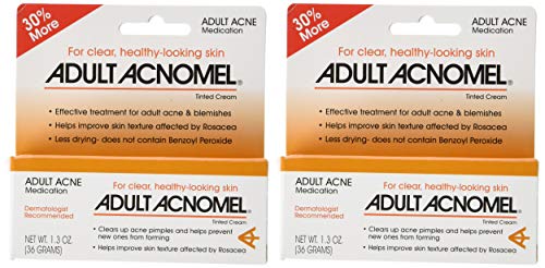 Adult Acnomel Tinted Cream 1.30 oz (Pack of 2)