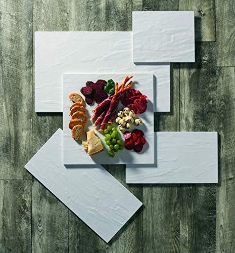American Metalcraft FSLW08 Melamine Serving Platter, Faux Slate, 14 3/4-Inches