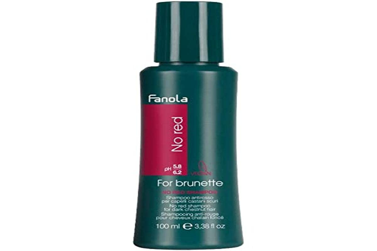 Fanola No Red Shampoo, Anti Red Reflexes On Colored and Natural Hair with Dark Tones, Anti-Fading Technology to Keep your Color Cool and Homogeneous, 100