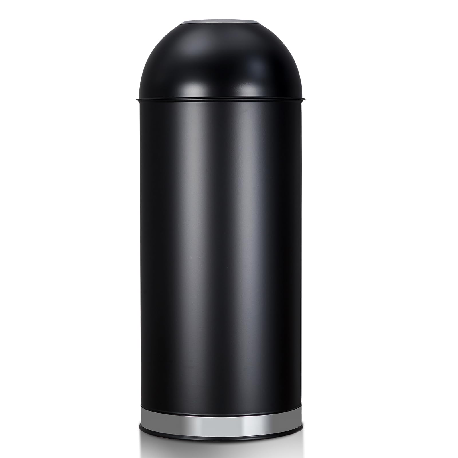17 Gal / 65L Open Top Trash Can Commercial Grade Heavy Duty Tall Commercial Trash Can Brushed Stainless Steel for Outdoor | Kitchen Waste Bins for Home, Office, Restaurant, Restroom