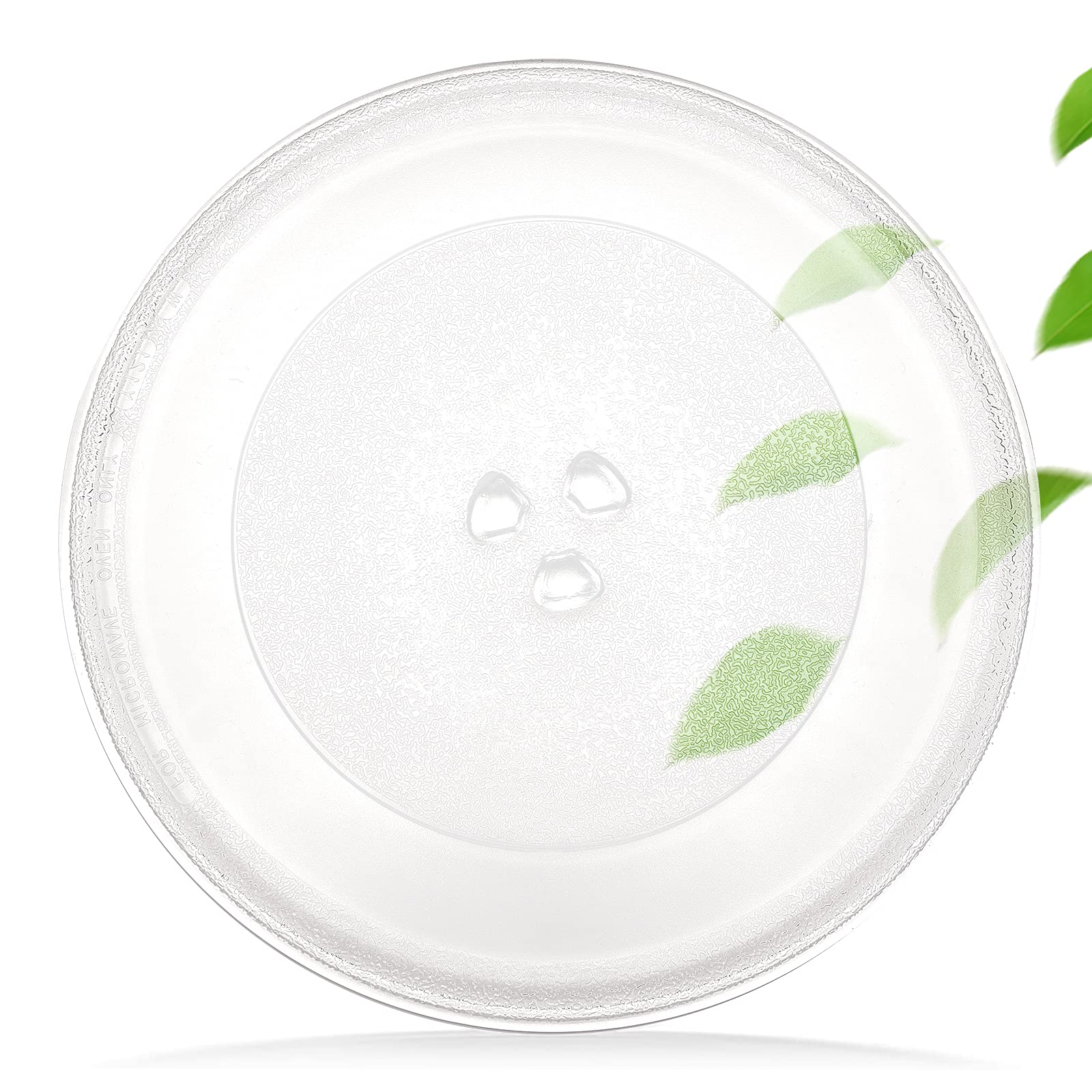 12" Microwave Plate Replacement, Compatible with Whirlpool Glass Turntable Tray, Equivalent to W10337247, W11367904
