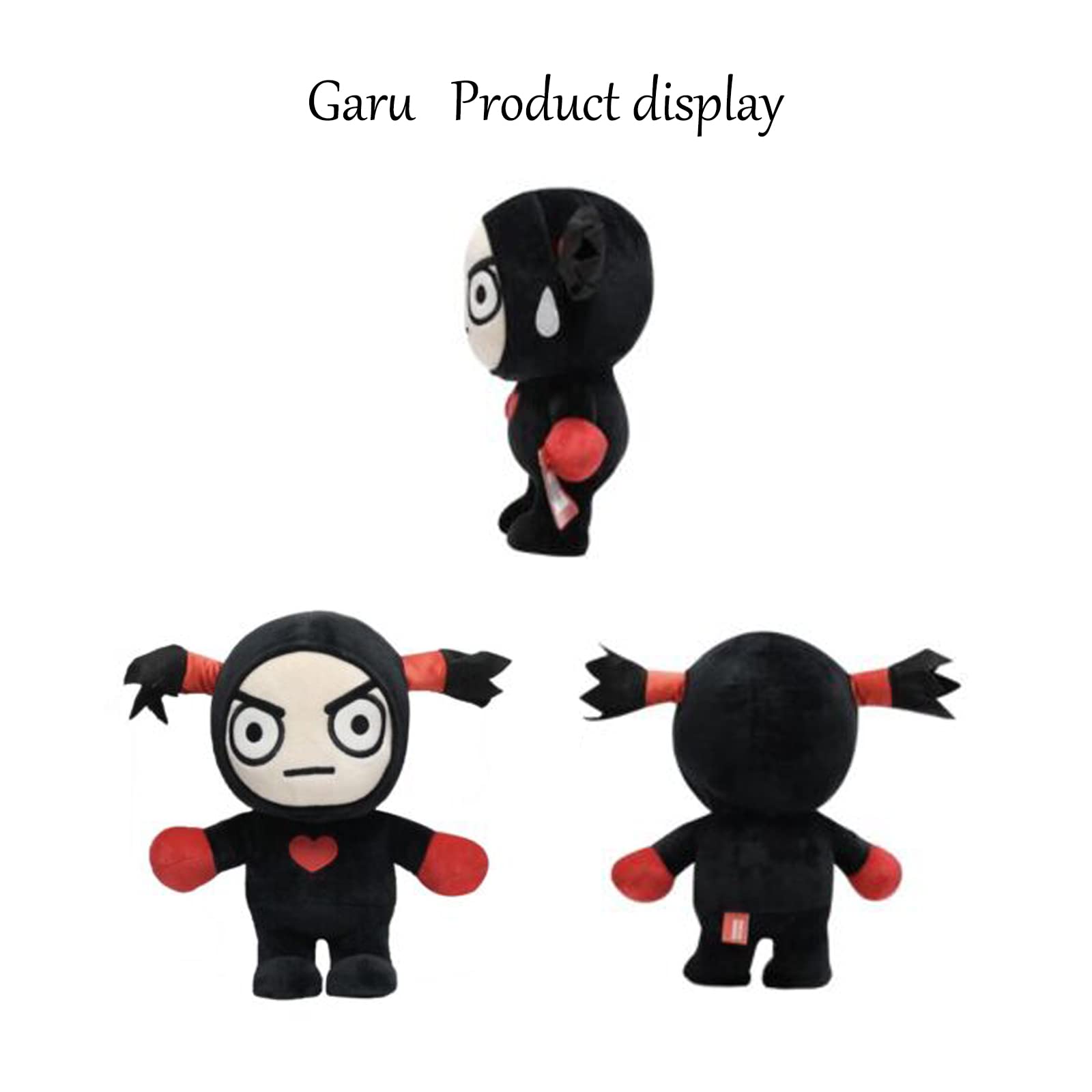 12in Standard Pucca and Garu Plush, Handmade, Easy to Clean, Built to Last, Built to Last.