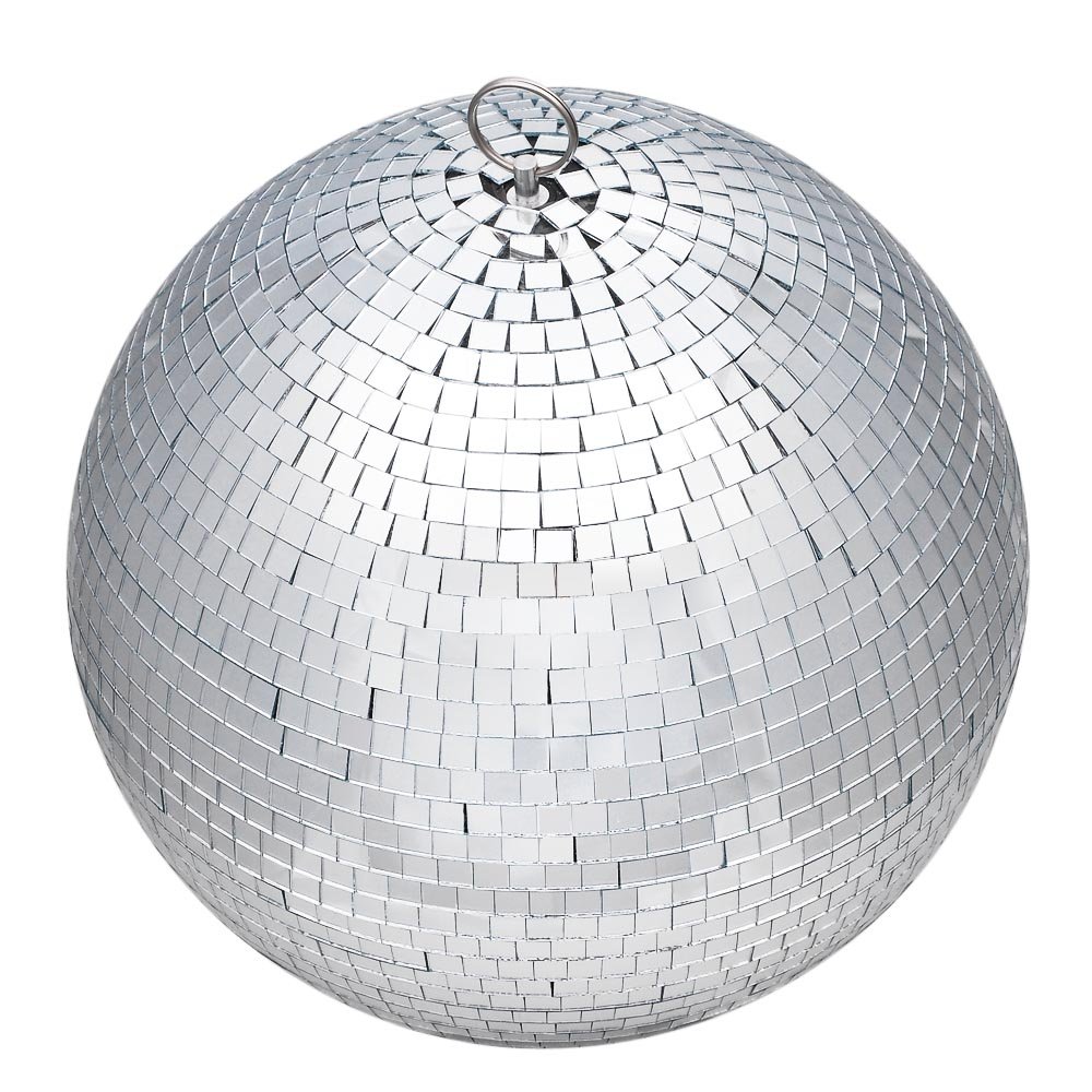12" Mirror Disco Ball Great for a Party or Dj Light Effect Ideal for Party, Wedding, Pubs, banquets, Night Clubs and Disco Fits on Any Rotating Motor