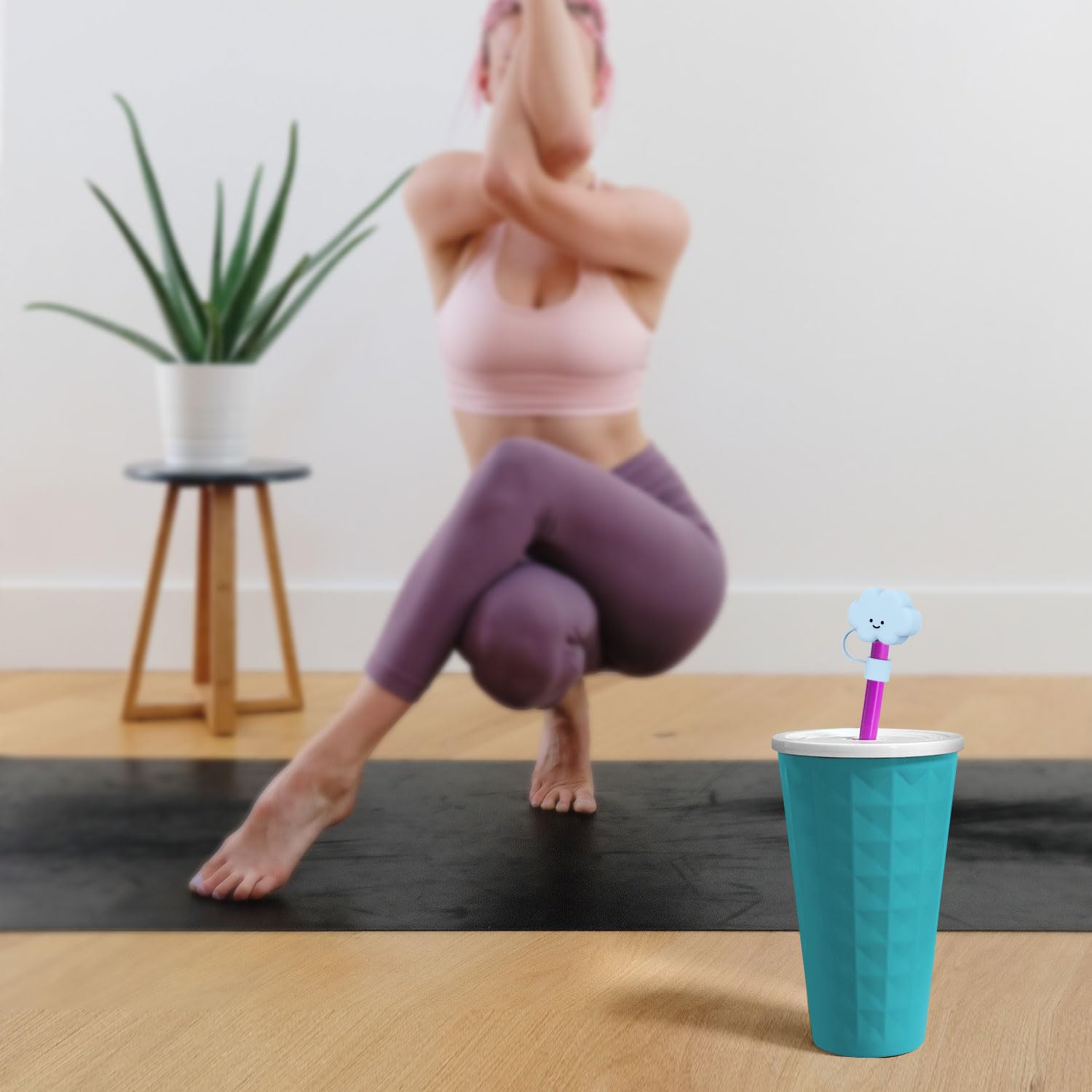 10mm Straw Cover,4Pcs Simple Modern Straw Cover for Stanley 40 oz 30 oz,Cute Silicone Cloud Straw Covers,Straw Covers Cap for Tumblers,Straw Caps for Reusable Straws,for 10mm Stanley Straw Cover