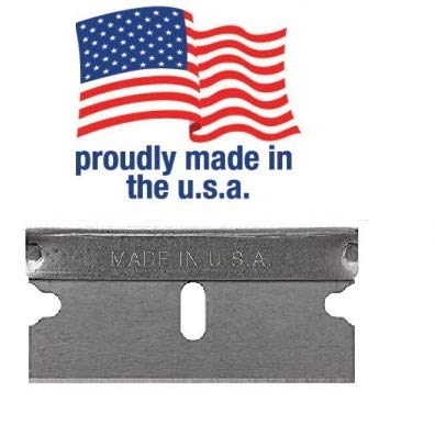 FitAll - 100 Pack Razor Blades-Replacement Razor Blades Single Edge, (100 pack Single Edge Razor Blades) Made in USA!!