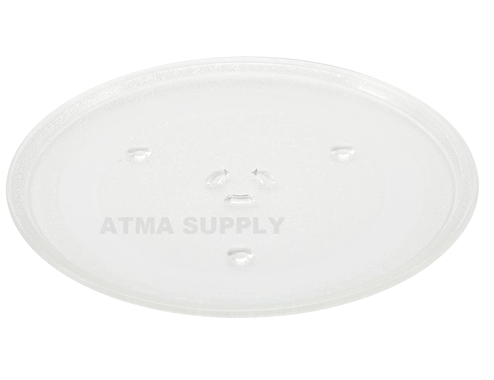11.25" Microwave Glass Plate WB49X10097 Compatible with GE Samsung Hotpoint Glass Turntable Tray Replaces DE63-00536A