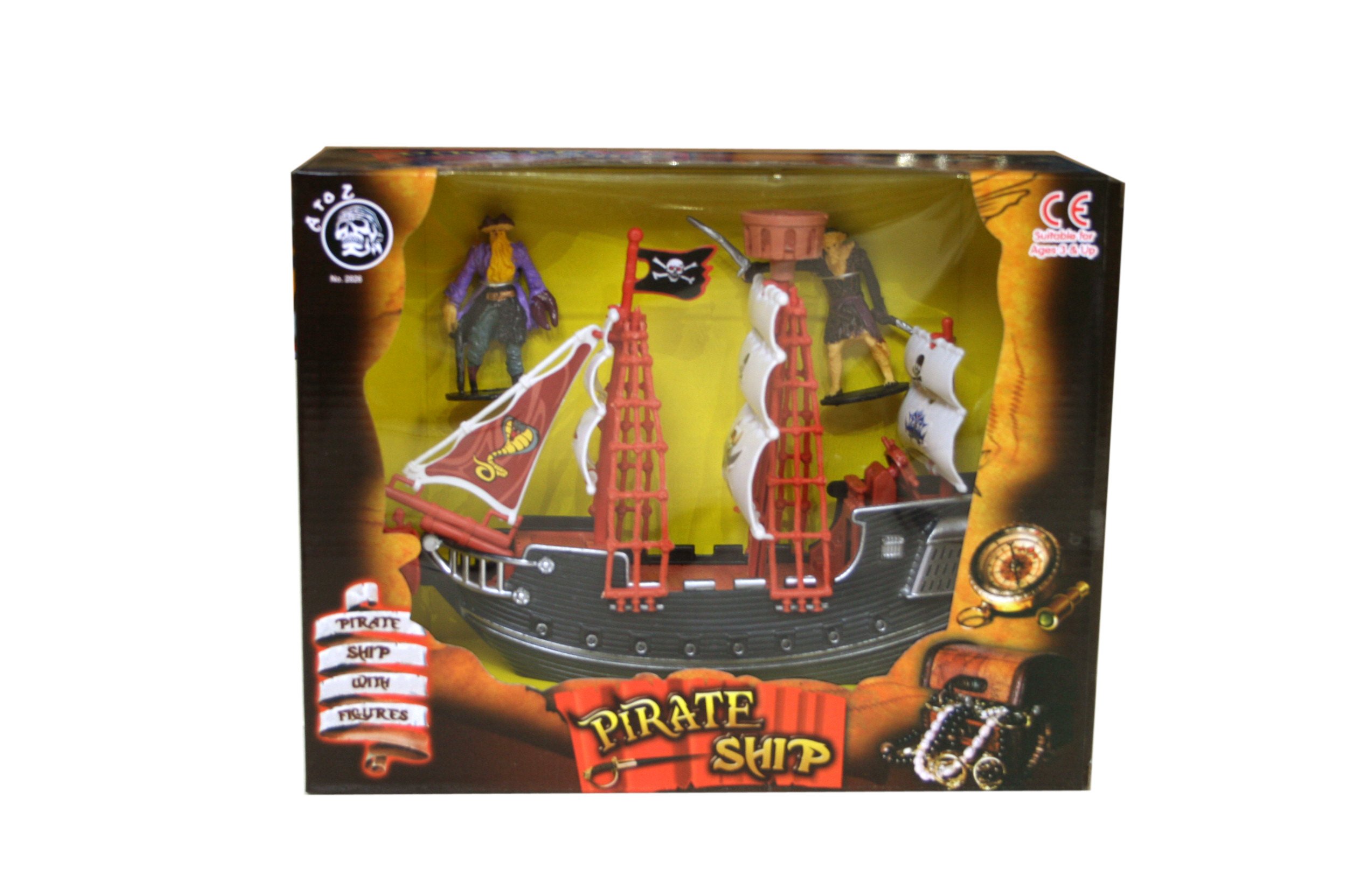 A to Z 02826 Pirate Ship with Figures