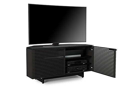 BDI Corridor 8175 Corner Media Cabinet, Charcoal
