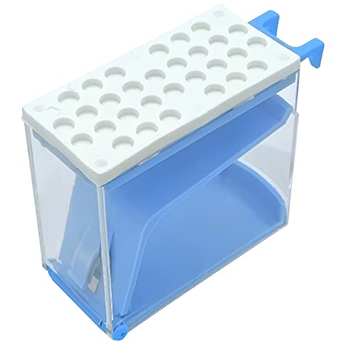 2 Pack Dental Cotton Roll Dispenser Holder Organizer Hygienic Cotton Roll Divider, Press-on Dental Cotton Rolls Holder and Dispenser with Nonslip Base
