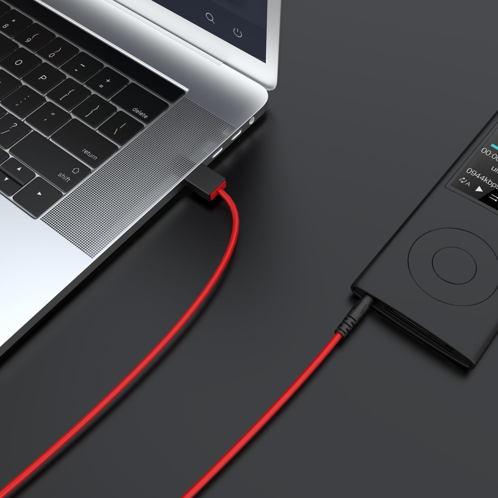 Alitutumao USB 3.5mm Cable Wire Solo Wireless Headphones Wireless Charger Cord Compatible with Beats by Dr Dre Solo Studio Wireless Headphones (Red)