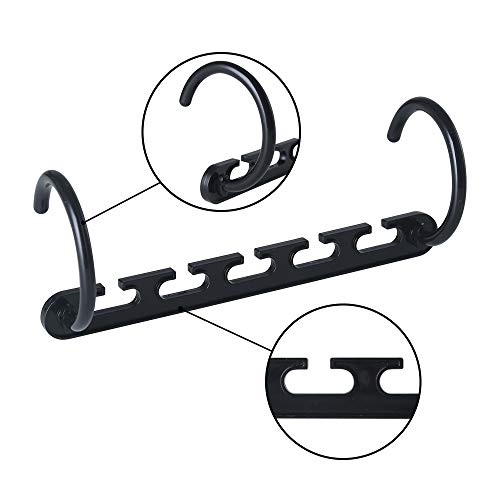 Multifunctional Magic Plastic Hanger Non-Slip Drying Rack to Save Space Household Wardrobe Storage Artifact Hanger Pack of 6