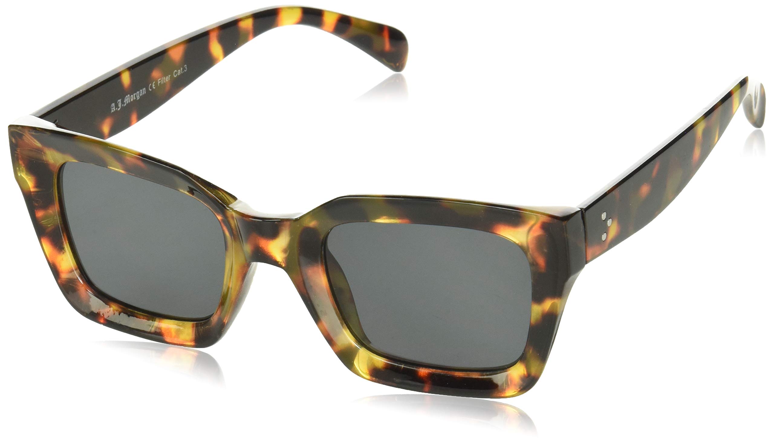 A.J. Morgan womens Potent Sunglasses, Tortoise, 48 mm US