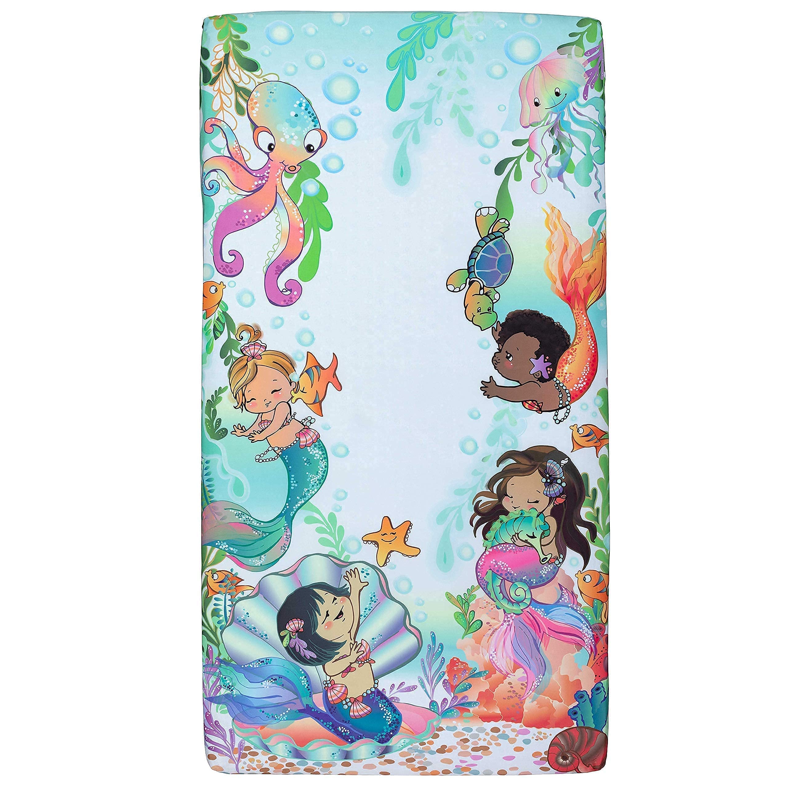 Baby Titi - Mermaid and Fairy Crib Sheets for Girls Bundle
