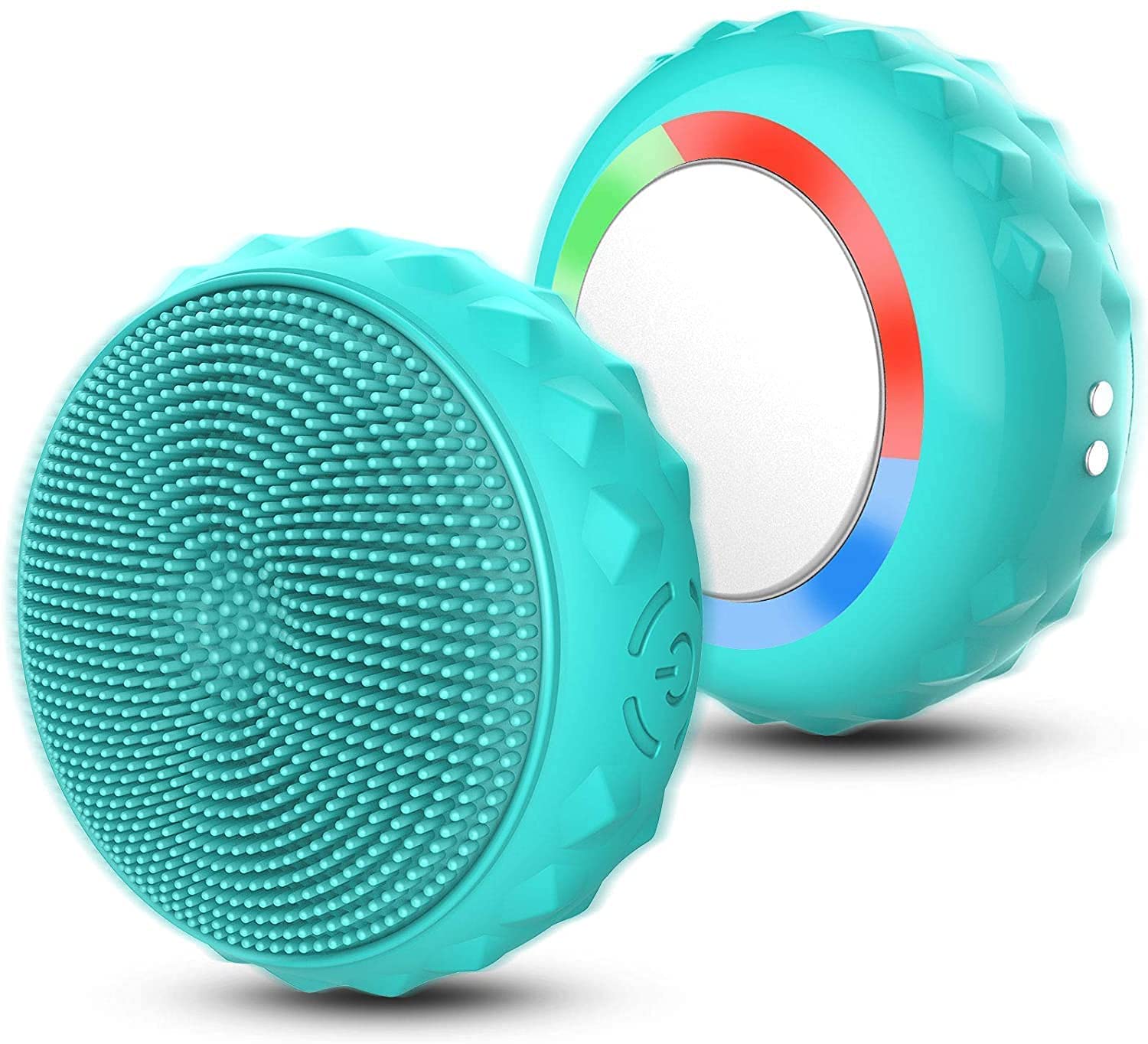 AUROARC Sonic Facial Cleansing Brush, Upgraded Silicone Face Scrubber for Cleaning and Exfoliating, Waterproof Face Wash Brush for Women