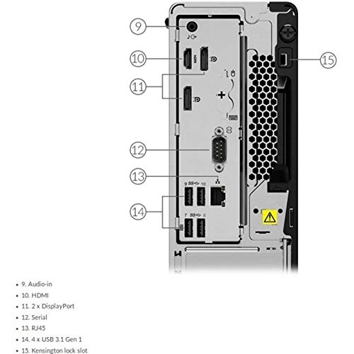 Lenovo ThinkCentre M80s 11CU001BUS Desktop Computer, Intel Core i7-10700 10th Gen, Windows 10 Pro, 16GB RAM, 512GB SSD, Black