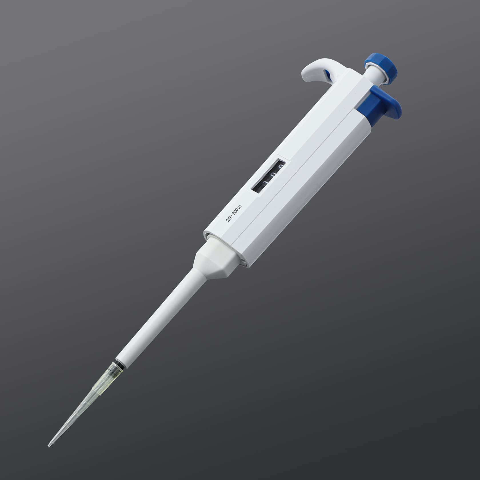 Four E's Scientific 200ul Pipette Tips Pipettor 1000pcs Yellow Universal Pipette Tips Polypropylene (PP) Non-pyrogenic, DNAse/RNAse Free