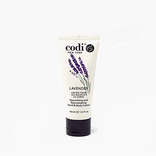 CODi Lavender Lotion - Lavender Body and Hand Lotion for Women and Men - Lavender Body Lotion with True English Lavender Scent - Less Greasy and Quick Absorbent - 1 750ml Bottle and 2 100ml Tubes