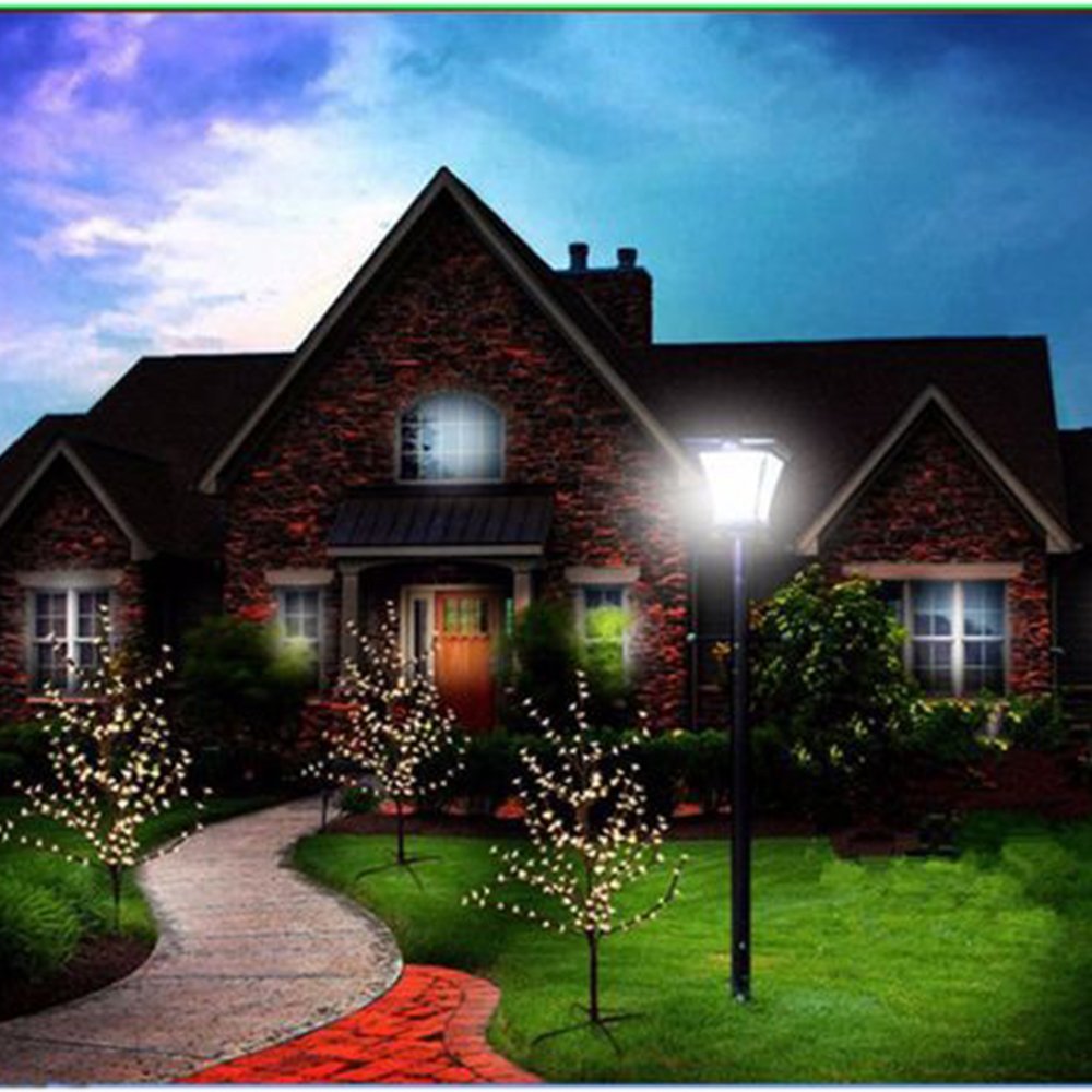 2 pack Solar String Lights Solar Fairy Christmas String Lights Crystal golobe ball Flower Garden LED Lights Waterproof Lamp Decorative Lighting for Home, Garden, Party, Festival Holiday Decorations