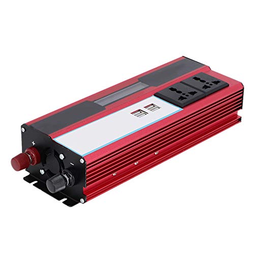 10Pcs Sinus Solar 4000W-220‑240V Pure Sine Wave Battery Converter 4000W Car Power Inverter Solar Power Inverter Wave Digital Display Phone 4 USB Charger