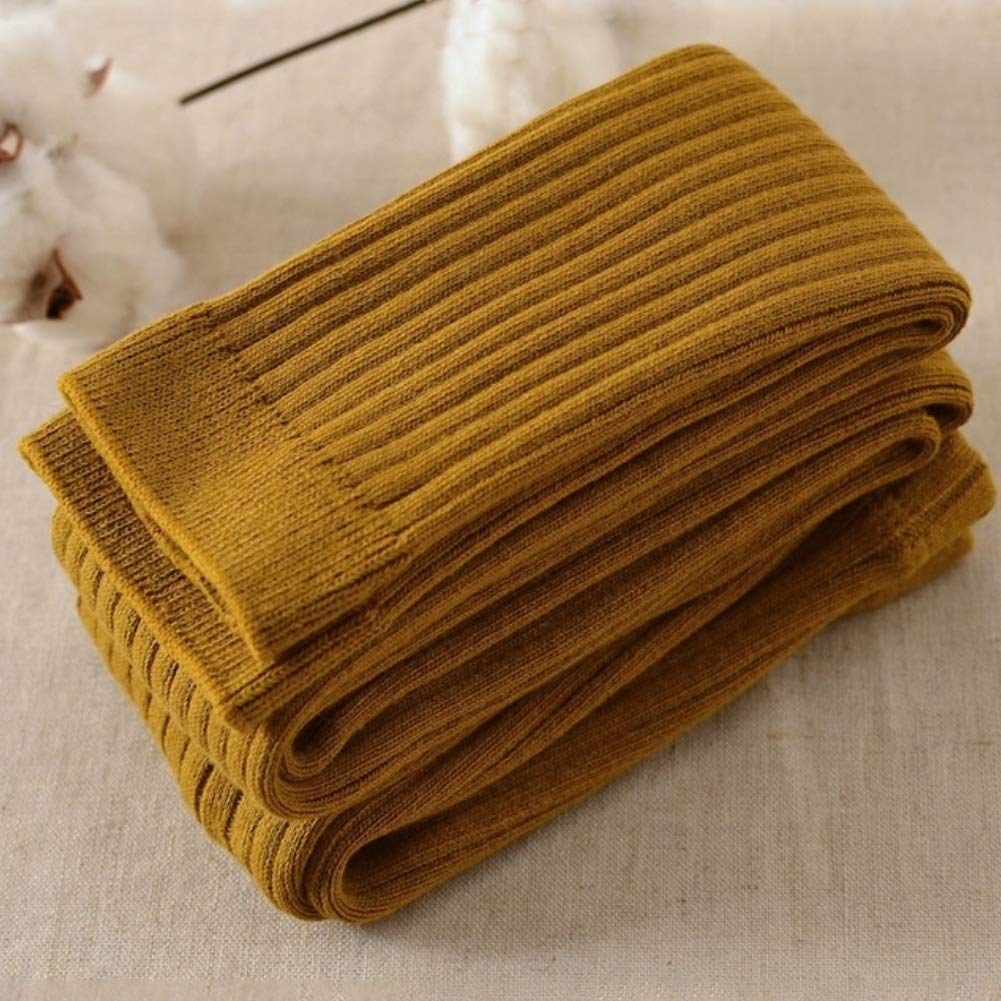 6 Pack Toddler Baby Cable Knit Ankle Leggings Pants Footless Winter Tight Stockings for Girls