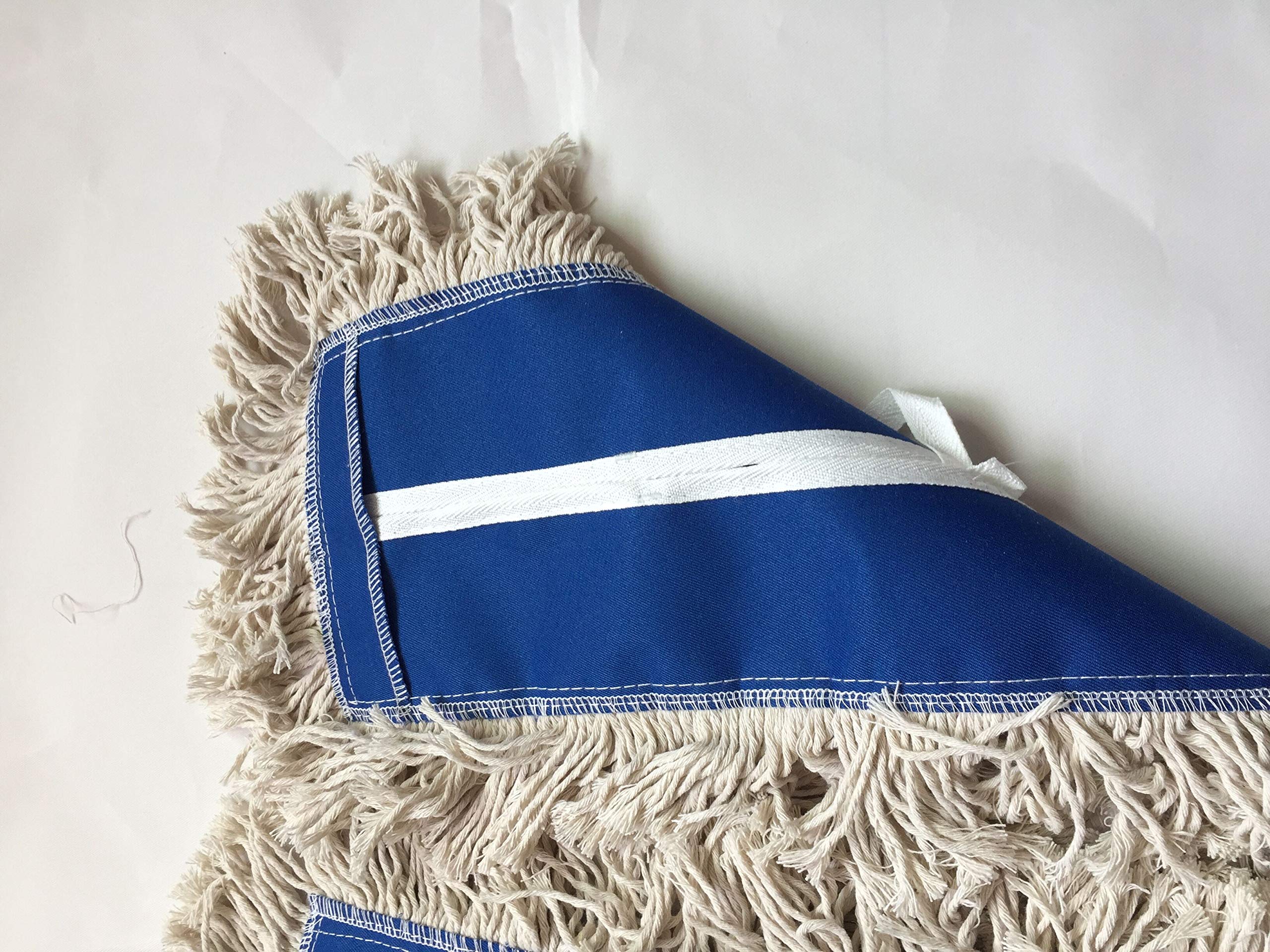 36" Industrial Strength Washable Cotton Microfiber Dust Flat Mop Head Refills Pack of 2 for Hardwood Tile Hardwood & Stone Floors