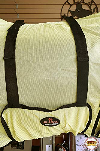 HILASON 72 Inches Horse Fly Sheet Ultra Violet Rays Protect Mesh Bug Mosquito Summer Spring | Fly Sheet | Horse Turnout Sheet | Fly Sheet for Horses | Bug and Mosquito Protection | Fly Sheet for Horse