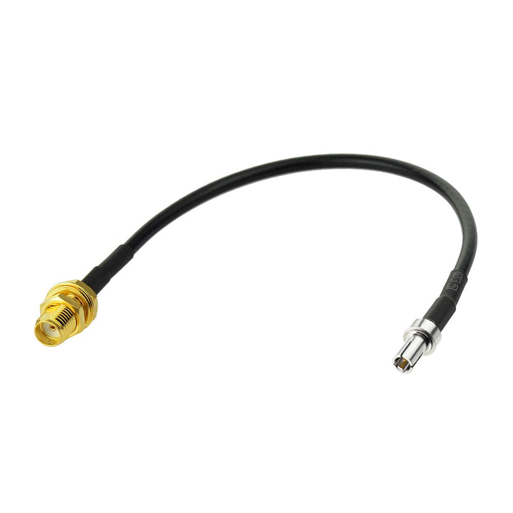 Bingfu 4G LTE Antenna Adapter SMA Female to TS9 Connector Coaxial Pigtail Cable 15cm 6 inch (2-Pack) Compatible with 4G LTE Mobile Hotspot MiFi Router Cellular Broadband Modem USB Modem Dongle Adapter
