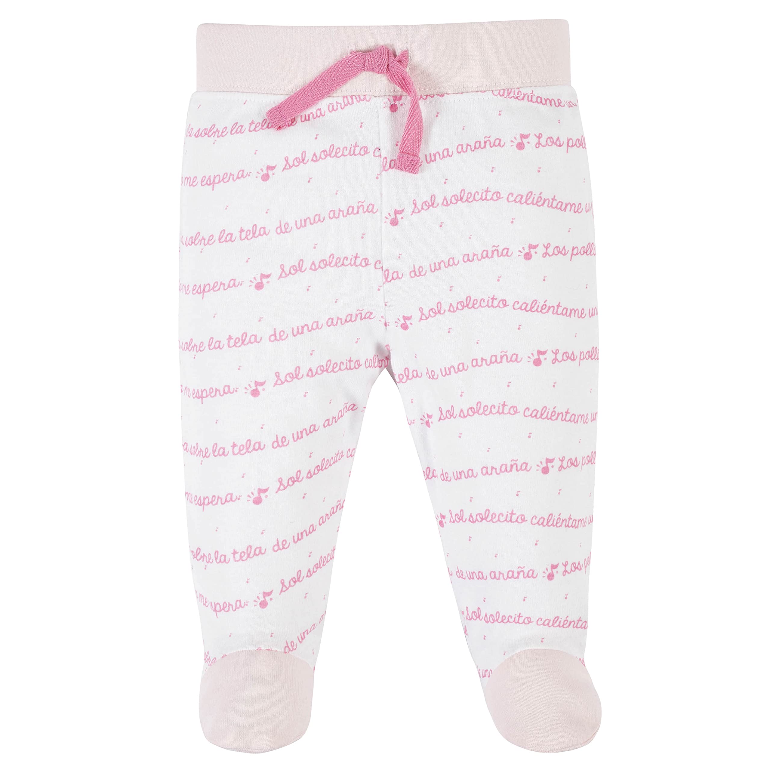 Canticos Unisex-Baby girls 3-piece Take-me-home Shirt, Footed Pant, Cap and Toddler Layette Set, Pink, 0-3 Months US