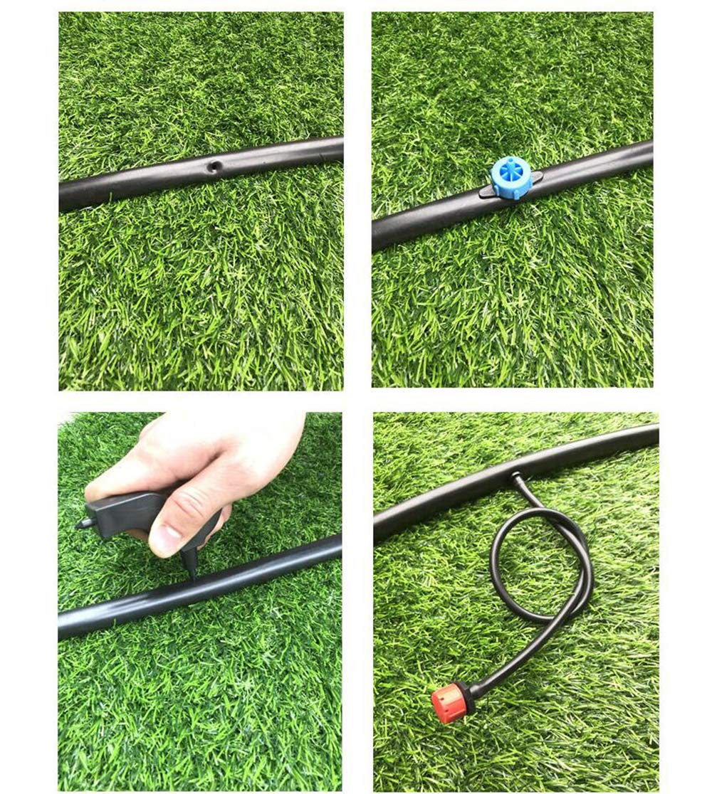Hose garden irrigation pipe 1/4", 98ft blank distribution tubing, drip irrigation hose, drip irrigation line pipe, DIY irrigation equipment for greenhouse, flower beds, terraces, lawns