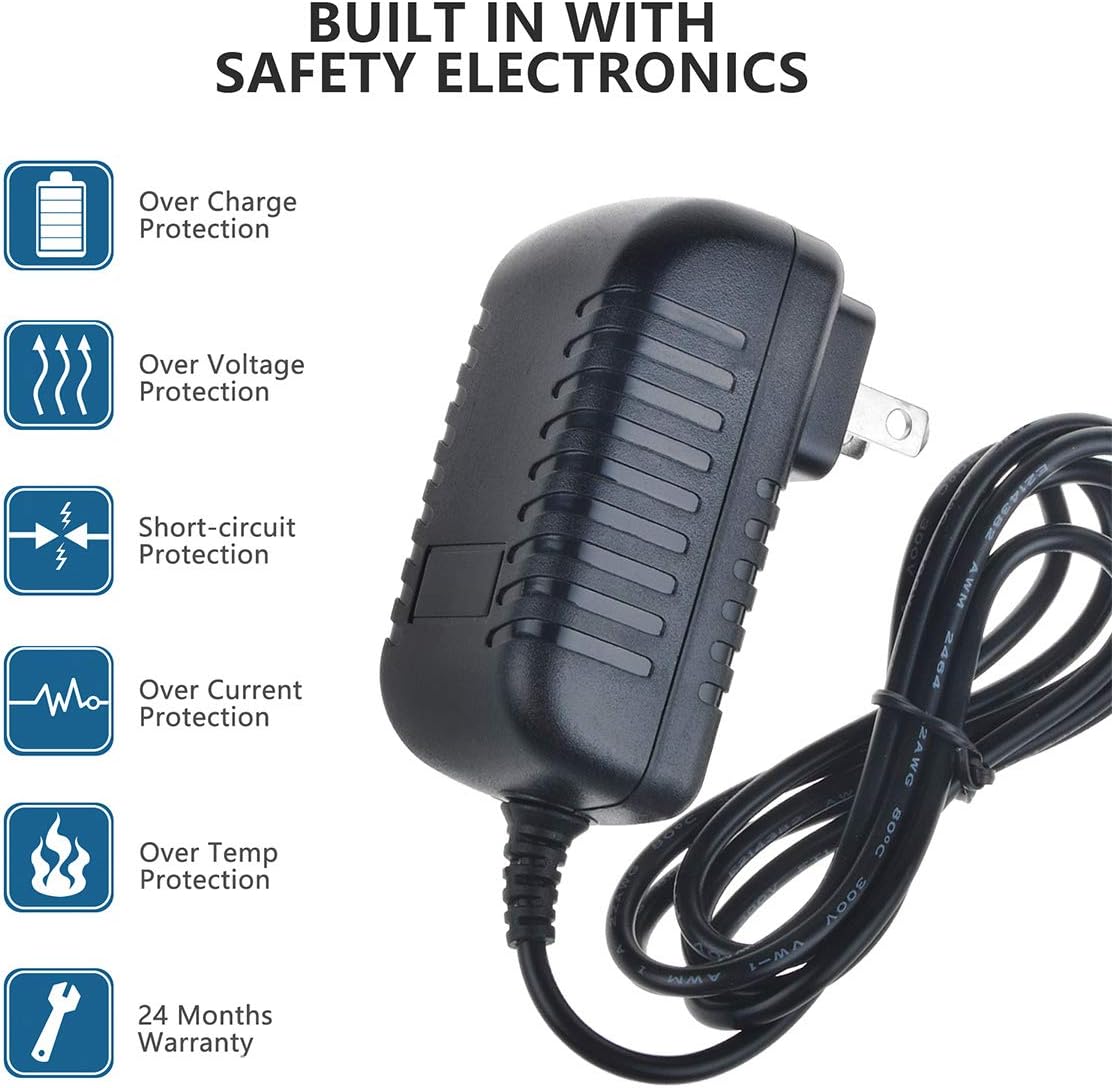 AC/DC Adapter Charger for Epson Workforce ES-200 ES-300W ES-300WR Power Supply