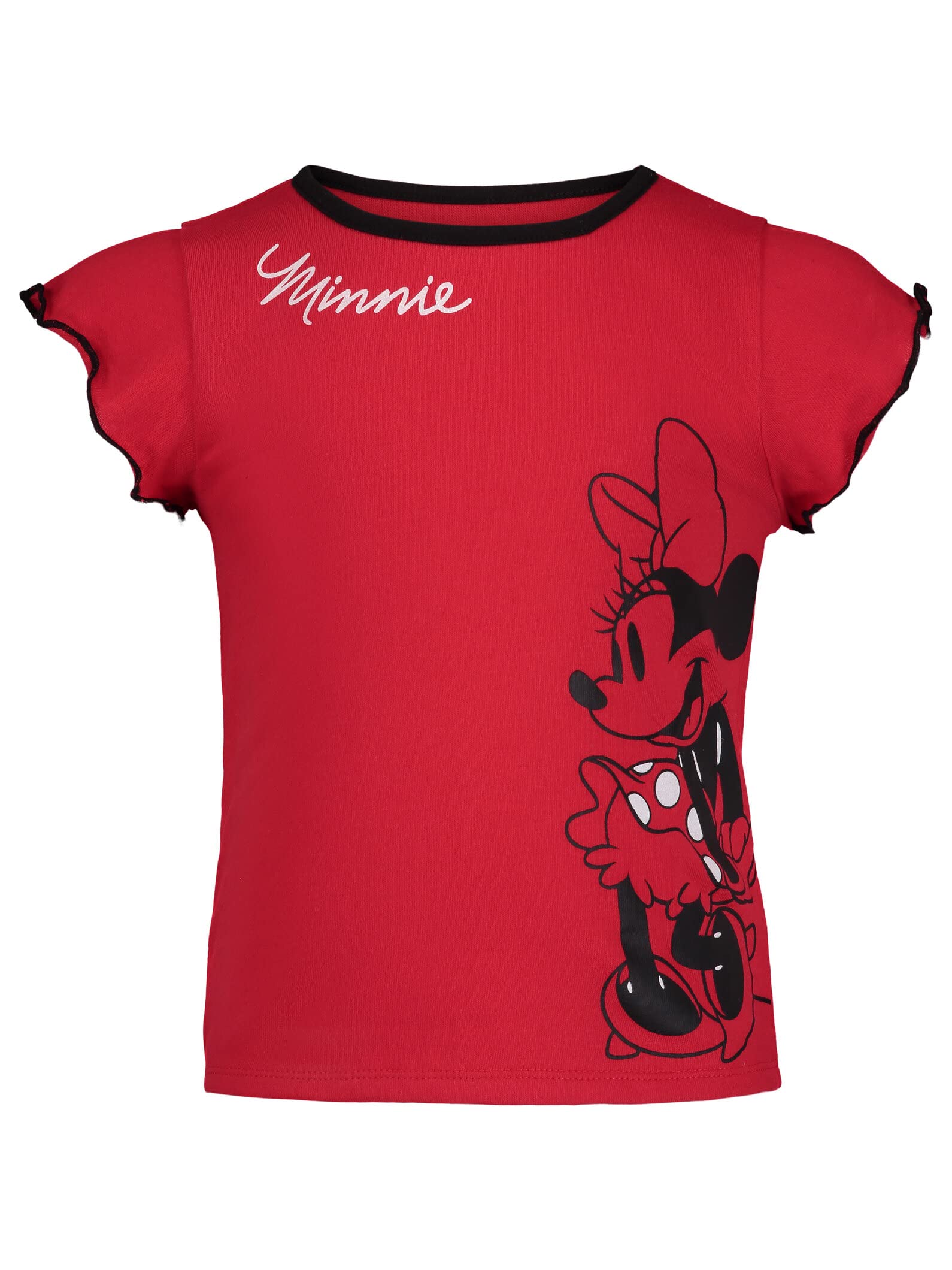 Disney Minnie Mouse Baby Girls T-Shirt Tulle Tutu Skirt Ear Headband Set Red 18 Months