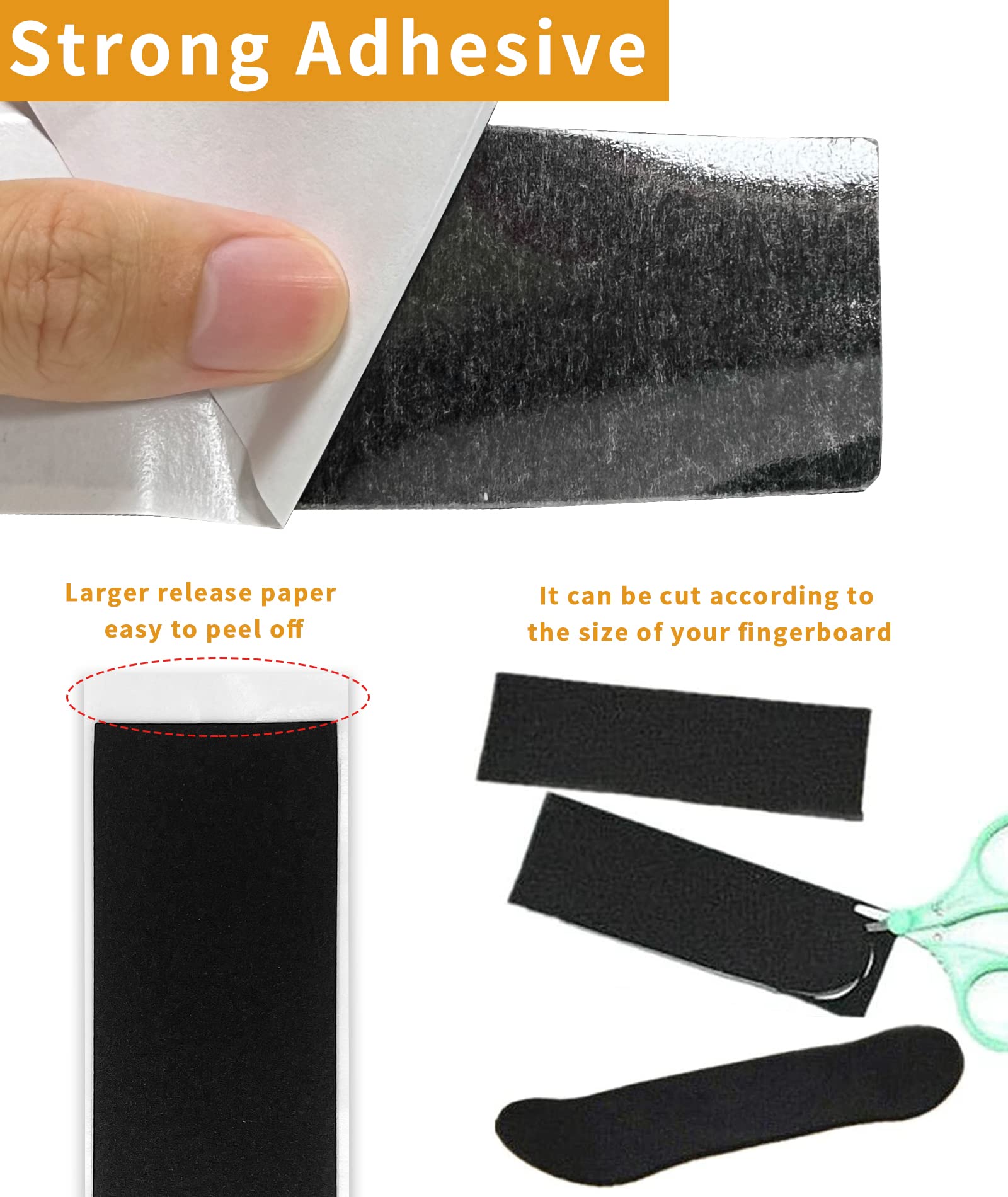 12Pcs Fingerboard Foam Grip Tape, 38 x110mm Foam Grip Tape for Fingerboards, Fingerboard Grip Tape,(12)
