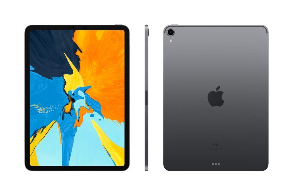 Apple iPad Pro 2018 (11-inch, Wi-Fi + Cellular , 1TB) - Space Gray - (Renewed)