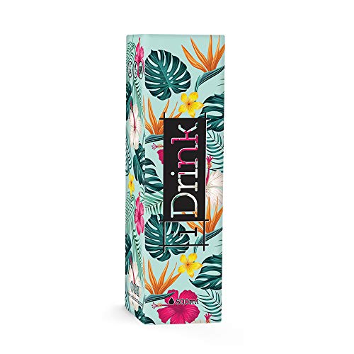 IDRINK® - Revolutionary thermal bottle, 2 walls, stainless steel bottle, 500 ML TROPICAL