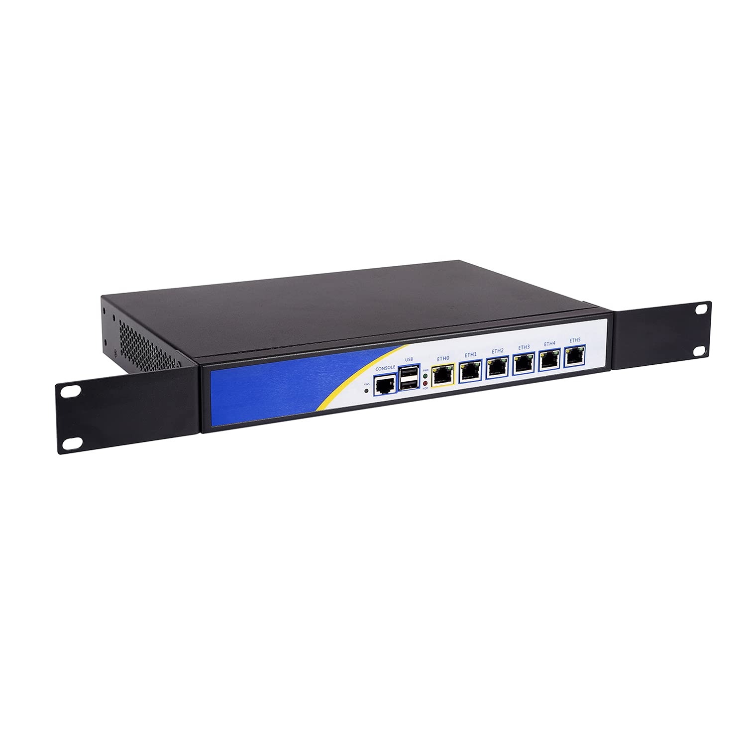 Firewall, OPNsense, VPN, Network Security Micro Appliance, Router PC, Intel I5 3320M, RS03, AES-NI/6 Intel Gigabit LAN/2USB/COM/VGA/Fan, (8G RAM/256G SSD)