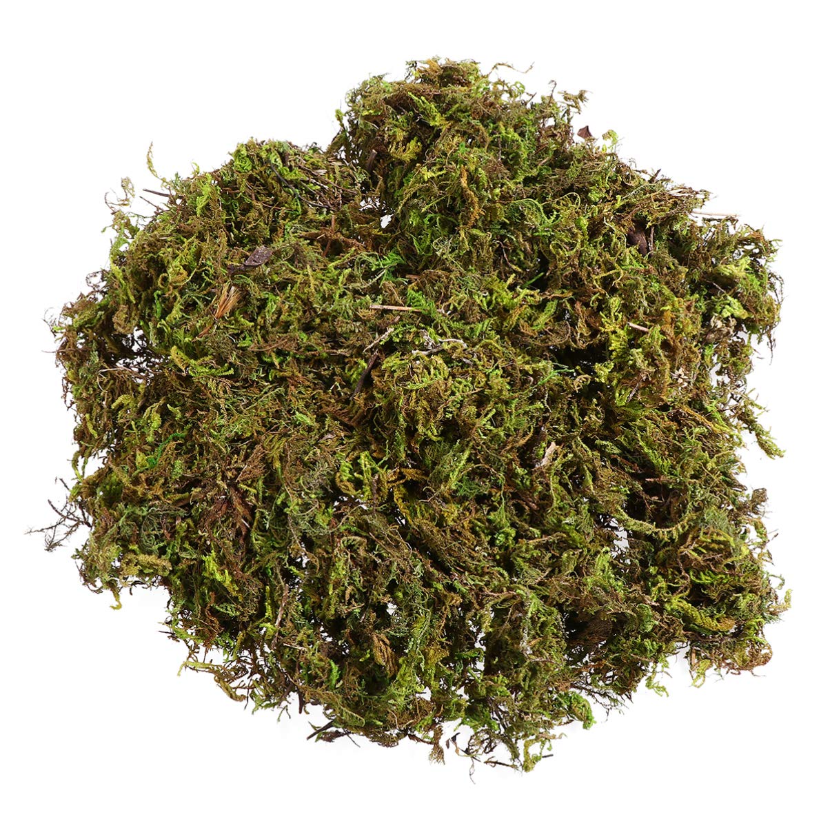 Abaodam Moss for Potted Plants Flowers Live Plant Fake Artificial Crafts Green Simulation Lifelike Fake Moss Artificial Plants Faux Lichen for Decoration Home Garden(60g Each Pack